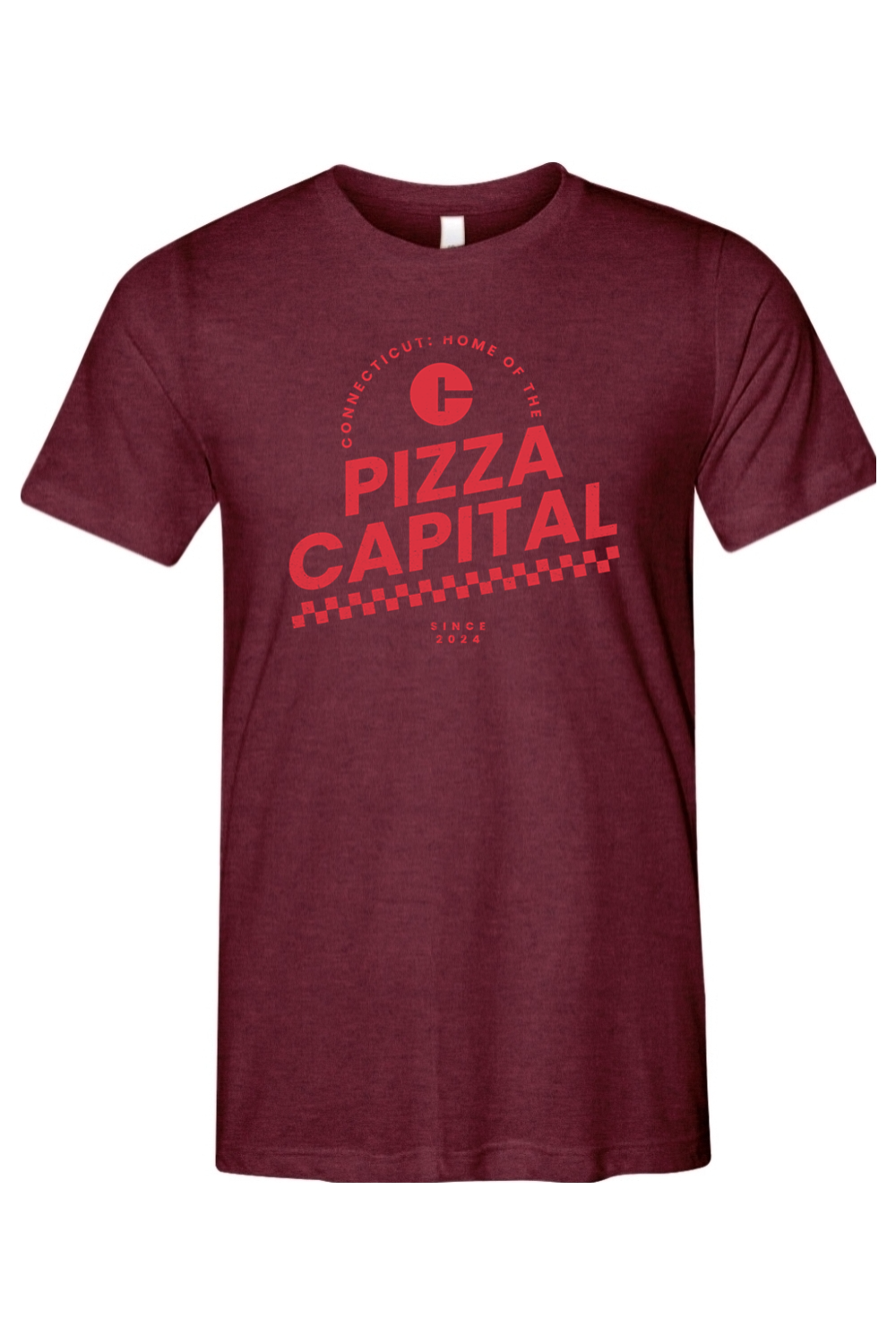 Pizza Capital - Bella + Canvas Triblend Short Sleeve Tee – MerchCT ...